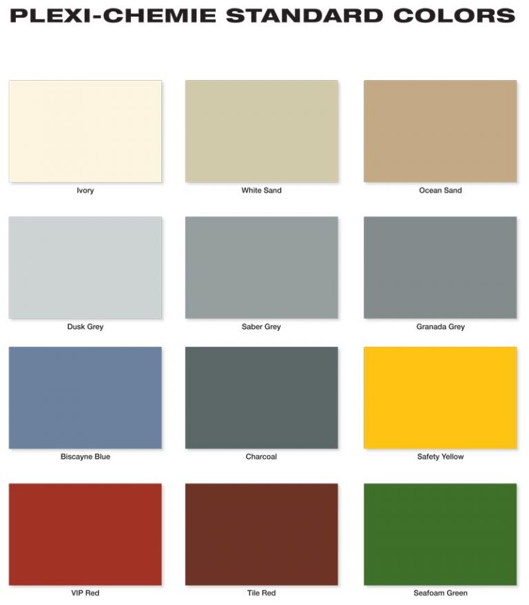 Color Charts - Plexi-Chemie, Inc.